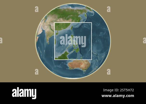 Alabat Island. Presentation of the location on a satellite map using ...