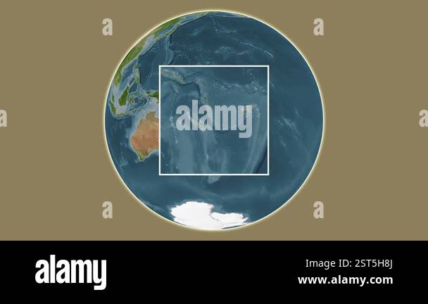 Anatom Island. Presentation of the location on a satellite map using ...
