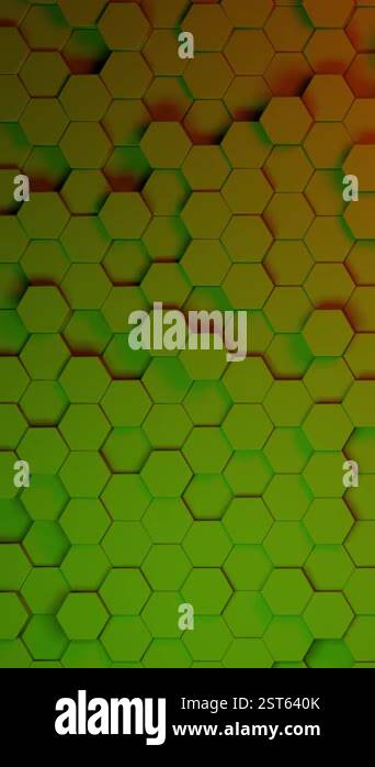 Hexagonal pattern background. Technology geometric backdrop. Vertical ...