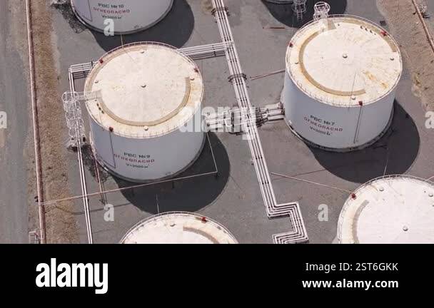 Cylindrical fuel storage tanks Stock Videos & Footage - HD and 4K Video ...