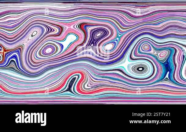 turbulent fluid colored pattern moving from left to right Stock Video ...