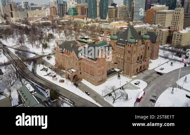 Aerial view of the legislative assembly building Stock Videos & Footage ...