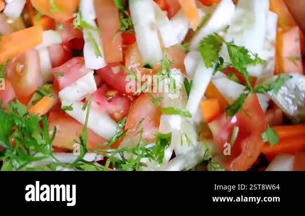 Mixed vegetables salad. Most desired food item in India, Pakistan ...