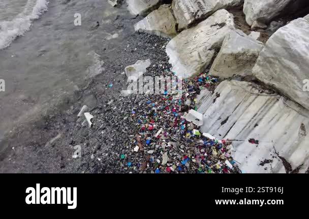 Istanbul,Turkey.February 14,2025.A Sea of Waste.Plastic Pollution on ...