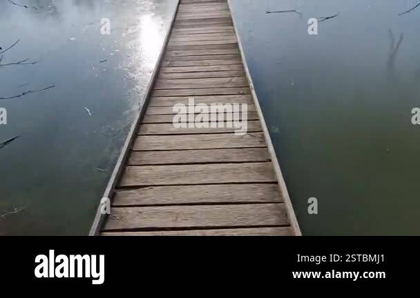 Curved wooden walkway Stock Videos & Footage - HD and 4K Video Clips ...