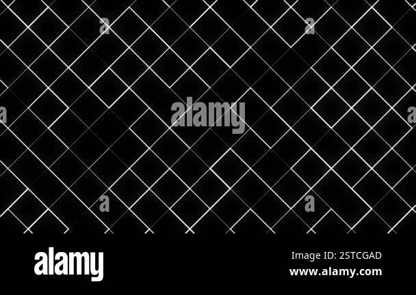 Minimal black geometric wireframe animation background abstract grid ...