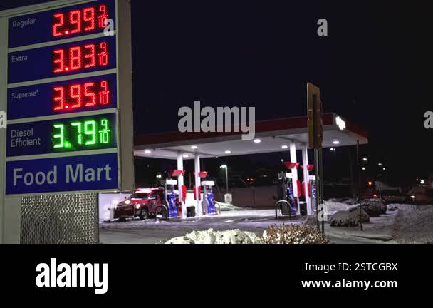Fuel station signage Stock Videos & Footage - HD and 4K Video Clips - Alamy