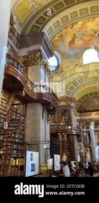 VIENNA, AUSTRIA - JULY 18, 2024: Baroque State Hall with ceiling ...