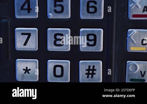 Numbered keypad Stock Videos & Footage - HD and 4K Video Clips - Alamy