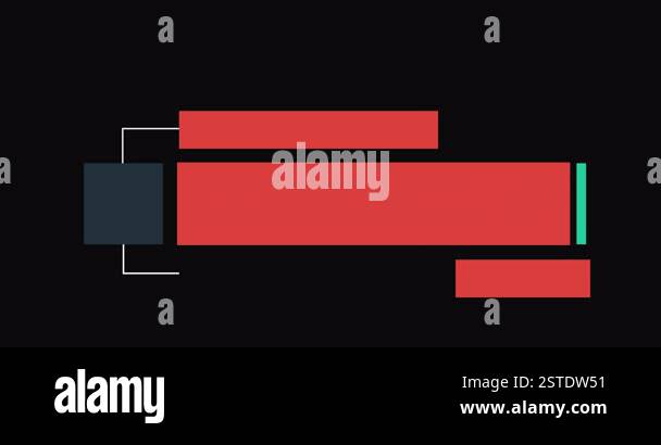 Pack of 2 different colored lower third infographic on black background ...