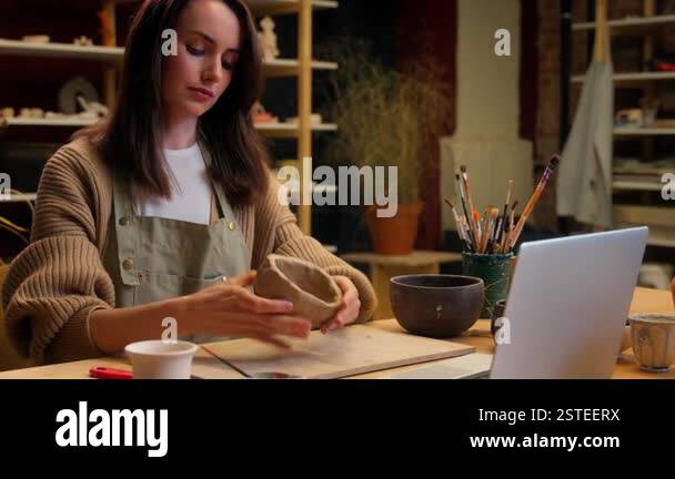 Pottery handmade art gallery potter artist designer sculptor student ...