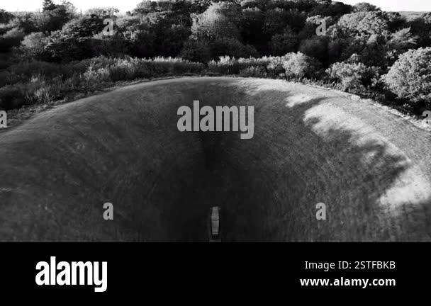 Atmospheric and scenic footage of the Hill of Sky Garden at Liss Ard ...