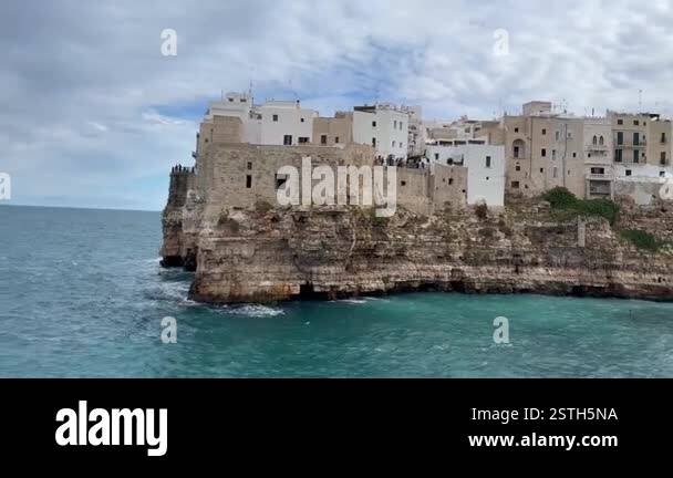 scenic seaside town in southern Italy, Polignano a Mare in Puglia ...