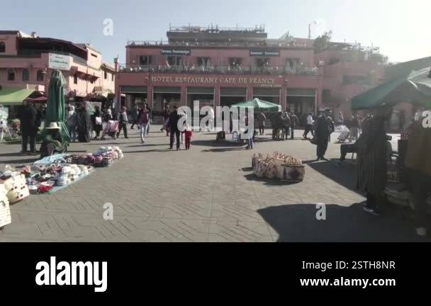 Africa, Morocco, Marrakech 12,29,2024 walking in the traditional suk ...
