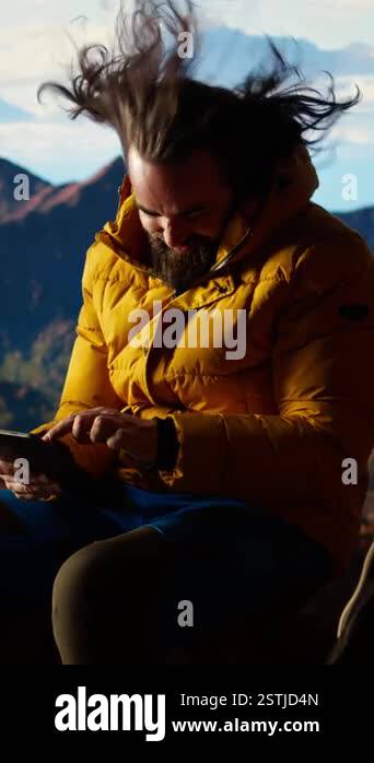 Vertical Video Traveler tries to stay connected in the wilderness but ...