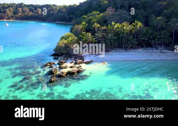 Explore the stunning coastline of Koh Wai Island Thailand, where ...