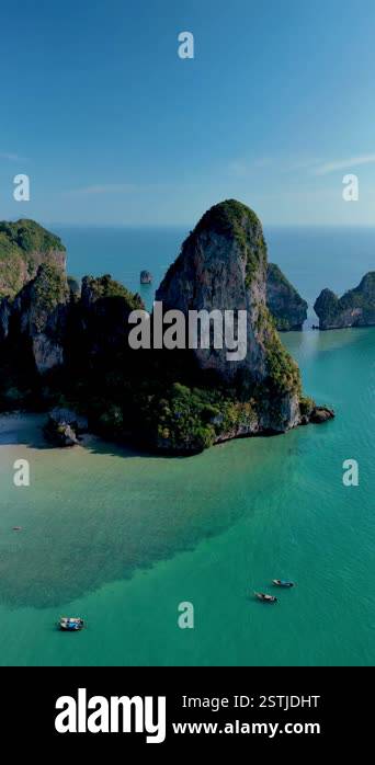 Explore the breathtaking beauty of Krabi Thailand, where towering ...