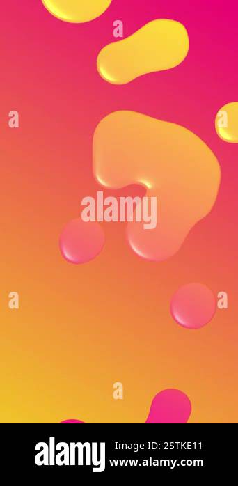 Vibrant and dynamic abstract liquid background with fluid morphing ...