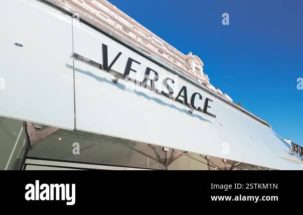 Versace shop sign Stock Videos & Footage - HD and 4K Video Clips - Alamy