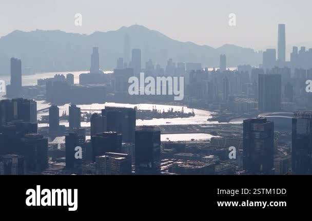 Hung Hom Bay Waterfront Hong Kong Harbour View, Dec 1, 2024 Stock Video ...