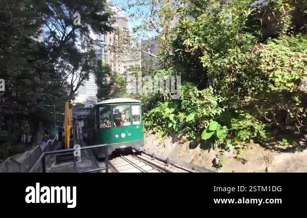 Peak Tram Hong Kong Historic Railway Scenic Ride, Jan 28 2025 Stock ...