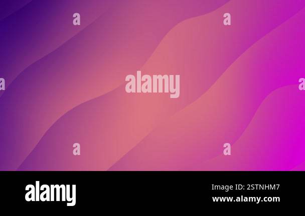 Abstract blue pink and skin continuous gradient waves animated video ...