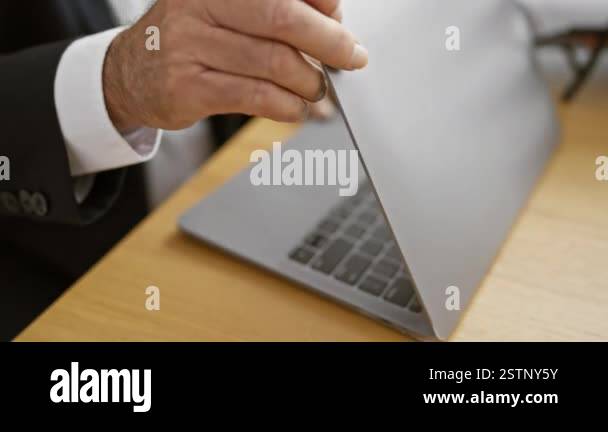 Unseen hands of resilient senior man, a working warrior executing ...