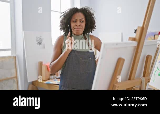 African american easel Stock Videos & Footage - HD and 4K Video Clips ...