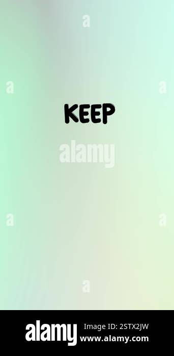 Keep evolving daily. Inspirational Motivational Quote Video with text animation. Vertical quote ...