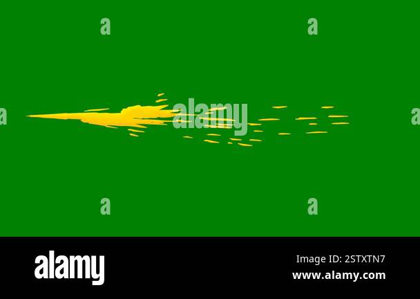 Green screen abstract effect with dynamic motion blur, featuring bright ...