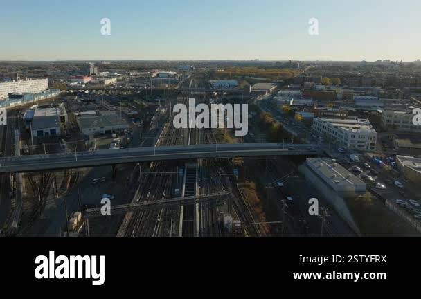 Sunnyside Yard, large railroad yard in Long Island City, Queens, New ...