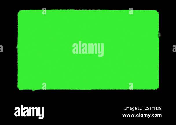 Green screen Old TV effect with static noise, distortion, and VHS ...