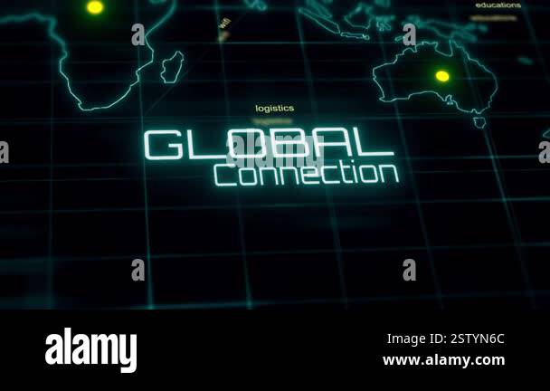 Global connection enables seamless communication, trade, and ...
