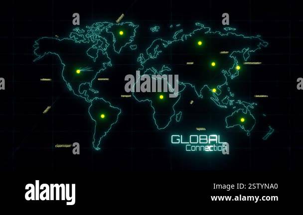 Global connection enables seamless communication, trade, and ...