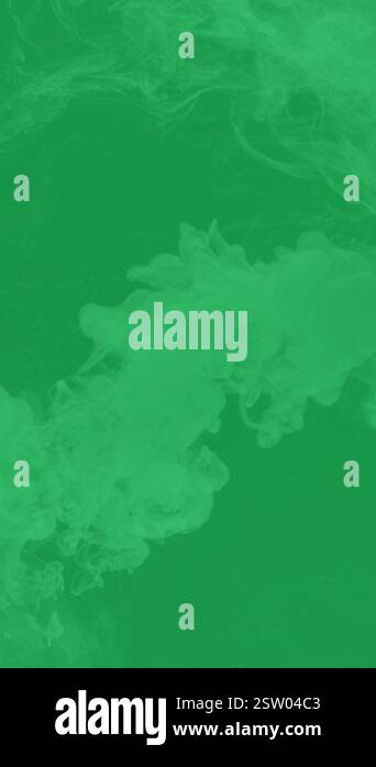 Wispy White Smoke Blowing with Green Screen Background. vertical ...
