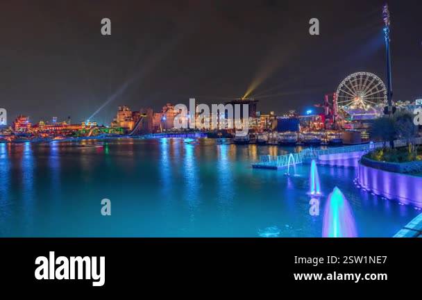 Panorama showing Riyadh Boulevard World entertainment park with ...