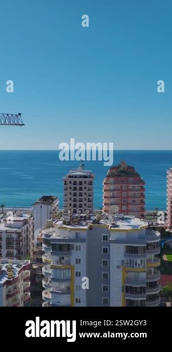 Plan review and construction work ongoing. Aerial footage of a well ...