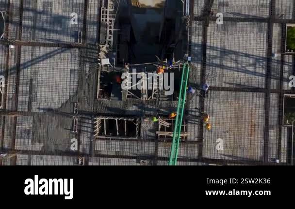 Dynamic high-rise building activity in action Stock Video Footage - Alamy