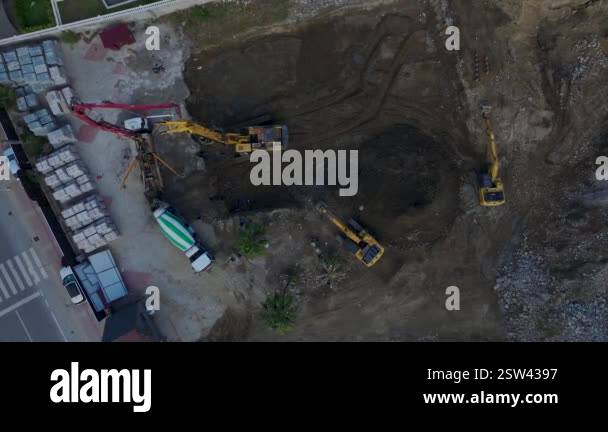 A dynamic and structured construction process Stock Video Footage - Alamy