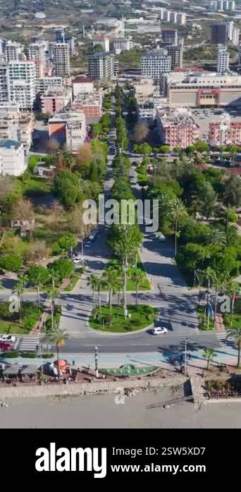 A lively city seen from above Stock Video Footage - Alamy