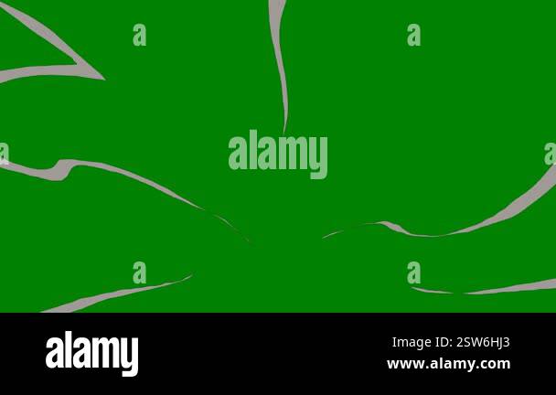 A fast-paced green screen transition with energetic, streaking lines ...