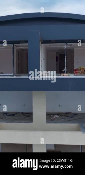 Heavy lifting and teamwork at a bustling building zone Stock Video ...