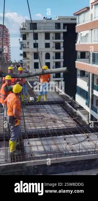 Concrete pouring base high rise Stock Videos & Footage - HD and 4K ...