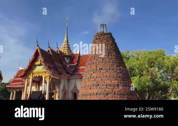 Smoke billows from fireworks oven at ancient Thai temple to ward off ...