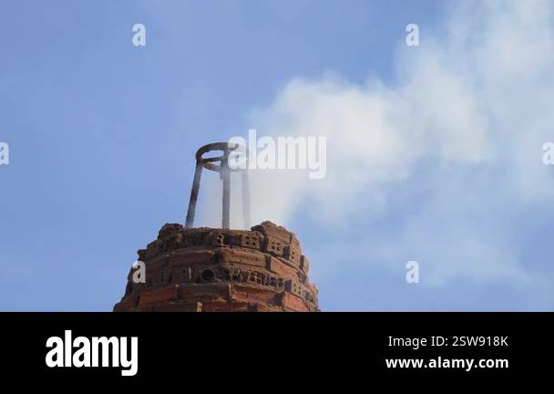 Smoke billows from fireworks oven at ancient Thai temple to ward off ...