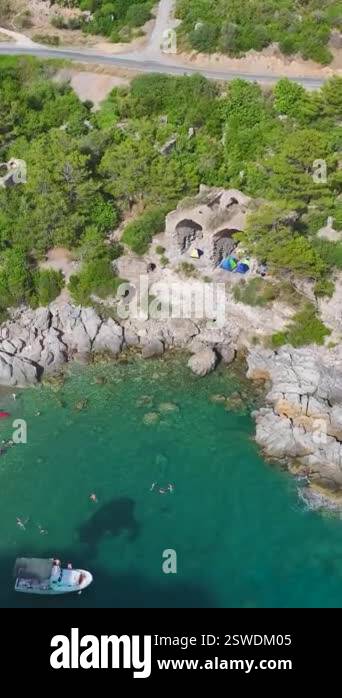 A peaceful escape on the water as paddlers enjoy the calm ocean scenery ...