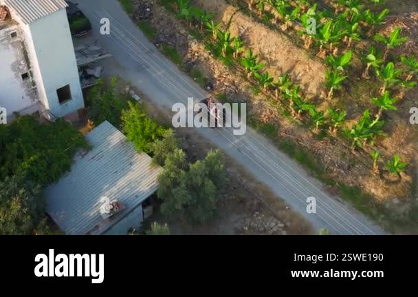 Girls enjoy a fun ride on ATVs through banana fields, surrounded by ...