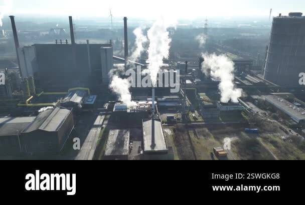 Prosper coke plant, gas holders, desulphurization plant, hydrogen from ...