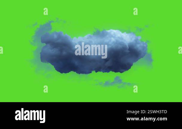 A vivid and dramatic lightning strike slicing through a stormy green ...