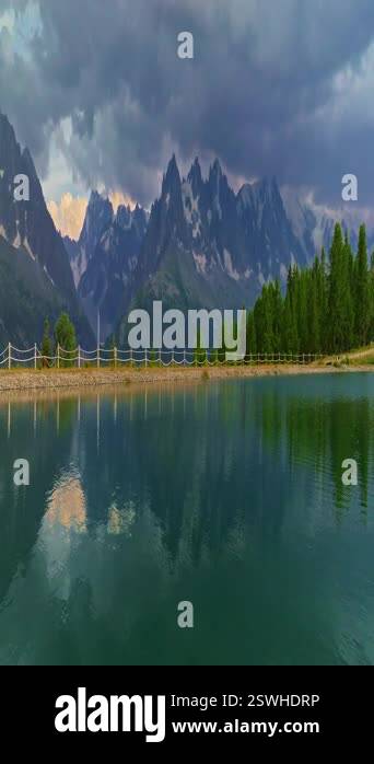 Drone view of Chamonix. Chamonix-Mont-Blanc is a resort town in France ...